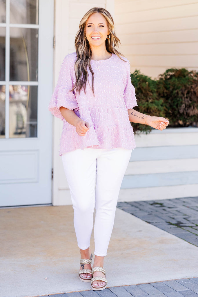 A Rosy Smile Top, Blush – Chic Soul