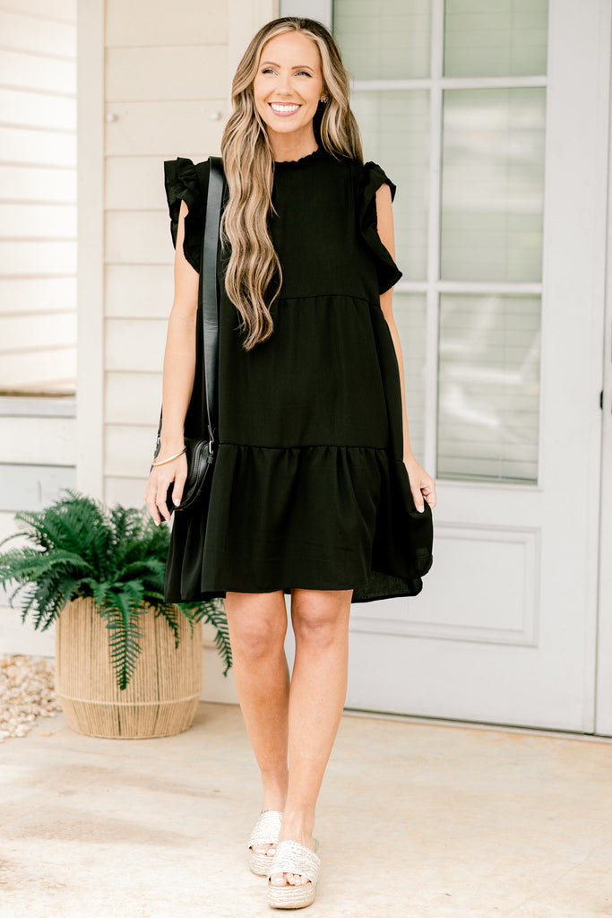 April Showers Dress, Black – Chic Soul