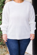 Breezy Weather Sweater, Ivory – Chic Soul