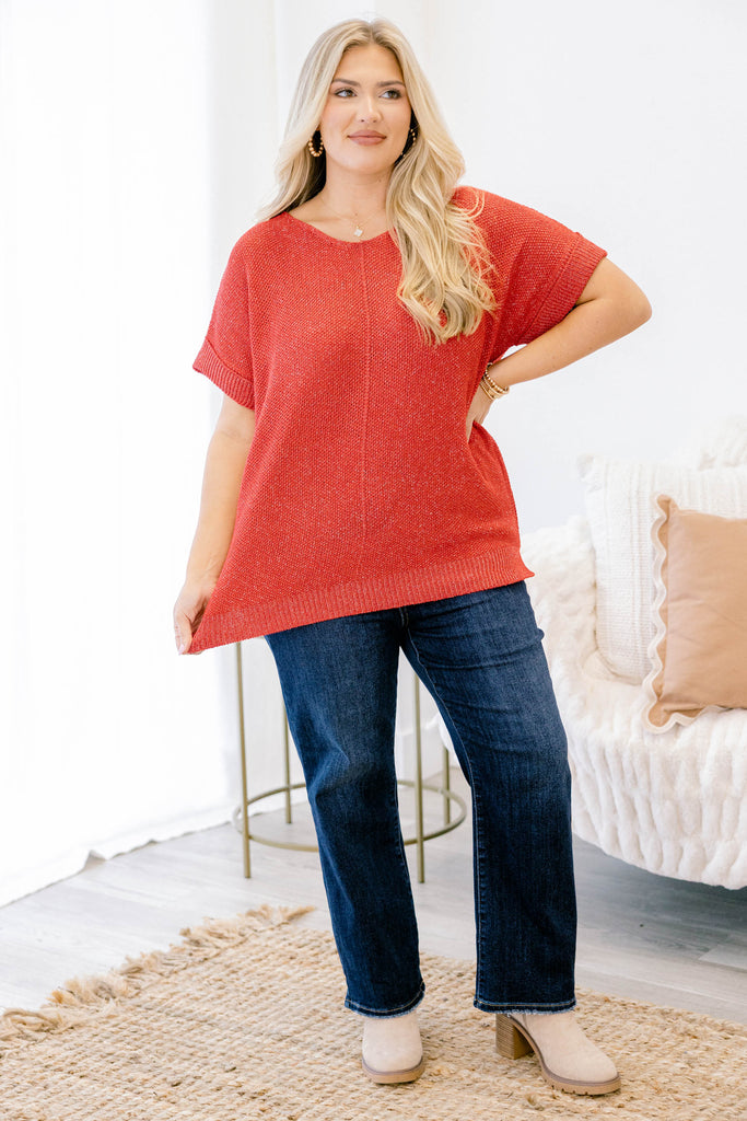 Feels Like The Moment Sweater, Ruby – Chic Soul