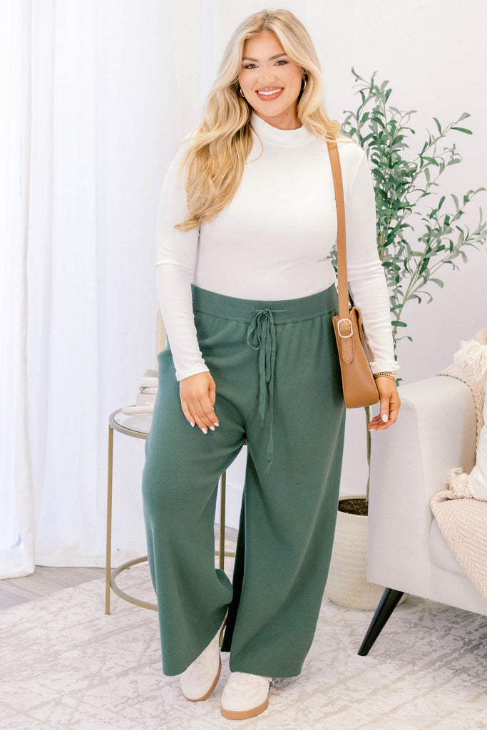 Fell In Love Pants, Slate Green – Chic Soul