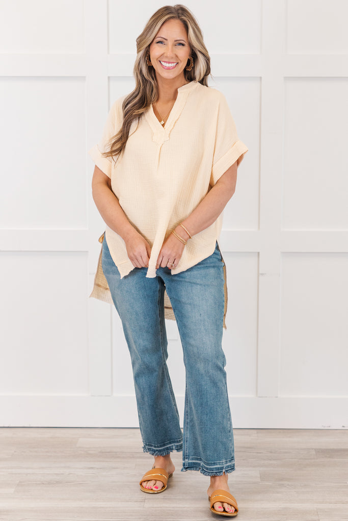 I’ll Keep It Like A Blessing Tunic, Natural – Chic Soul