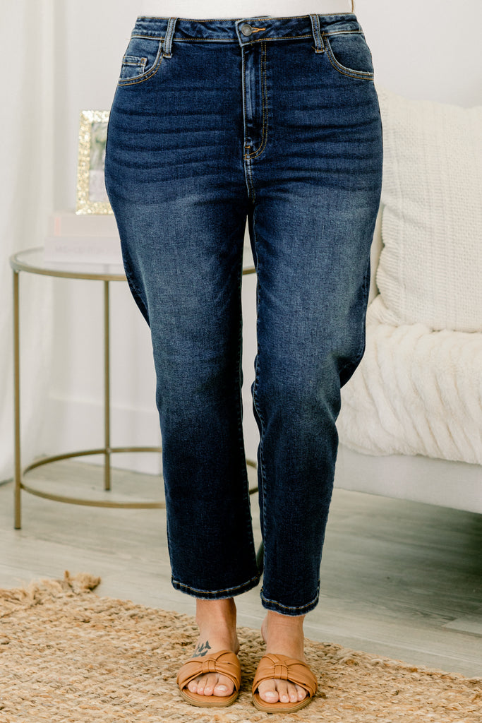 Just Like Fate Jeans, Dark Wash – Chic Soul