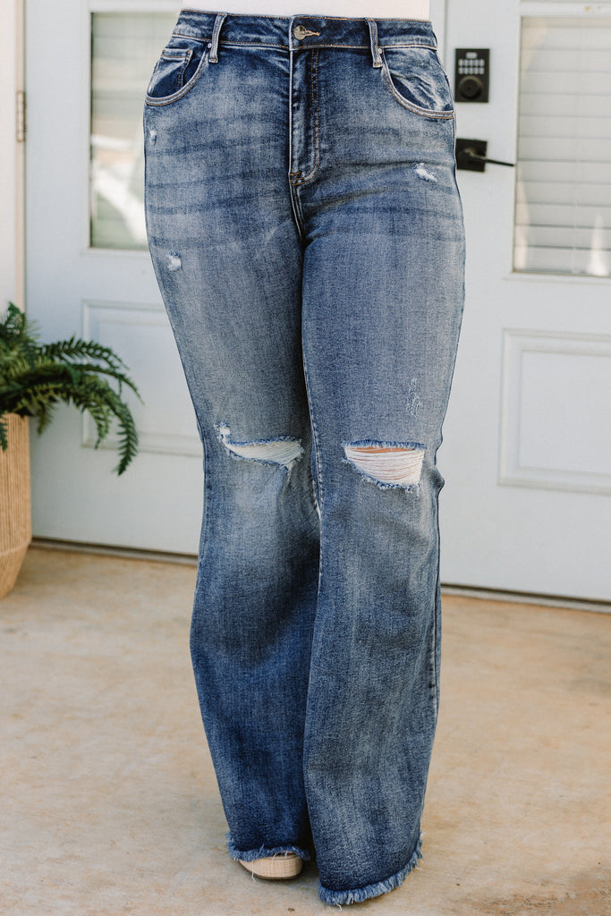 Love You Long Time Jeans, Dark Wash – Chic Soul