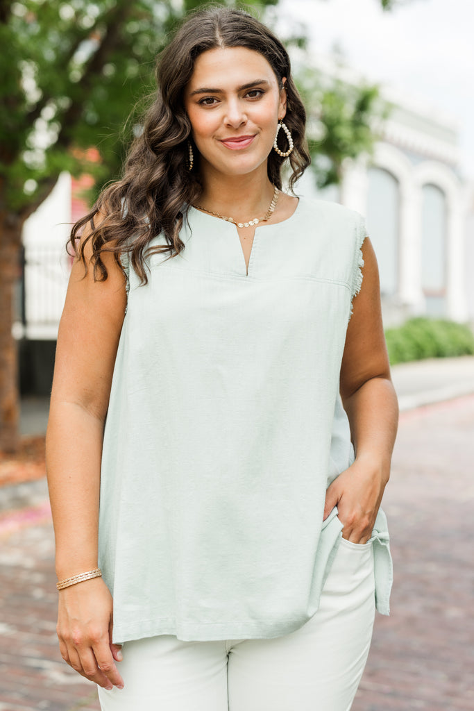 Miles Ahead Tank, Mint – Chic Soul