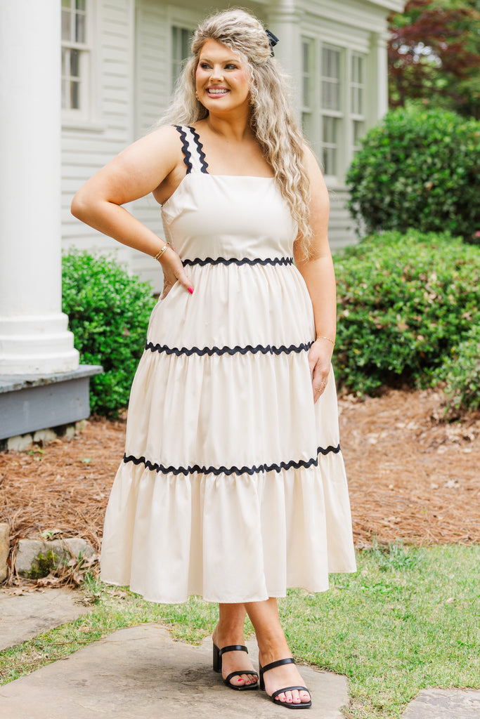 No More Secrets Dress, Ecru – Chic Soul