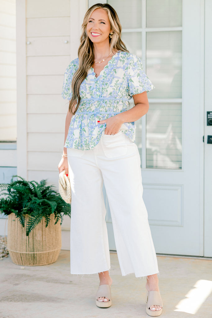 No Timeline Top, Blue – Chic Soul