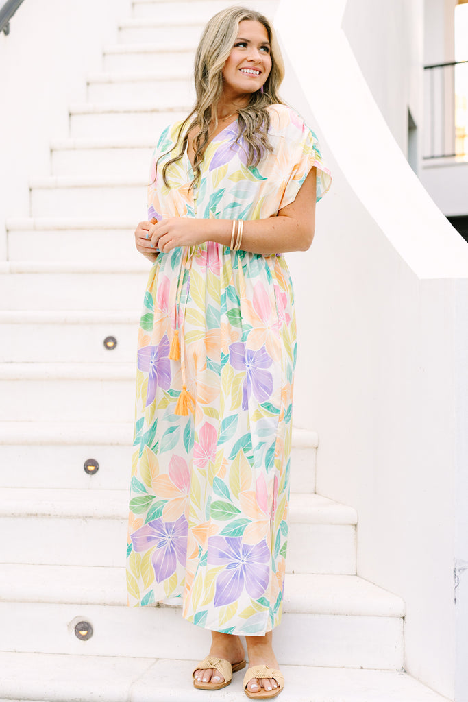 Orchid's Whisper Dress, Creamsicle – Chic Soul