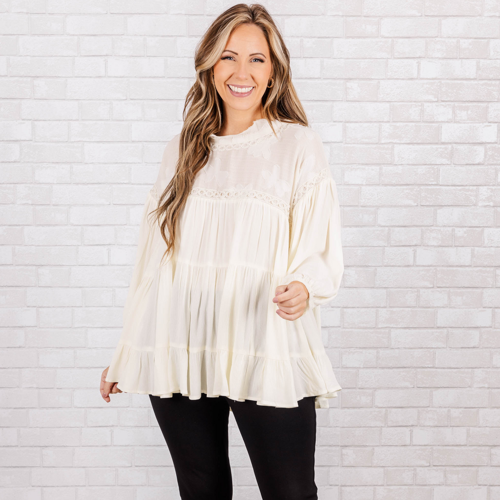 Pretty Soul Top, Cream – Chic Soul