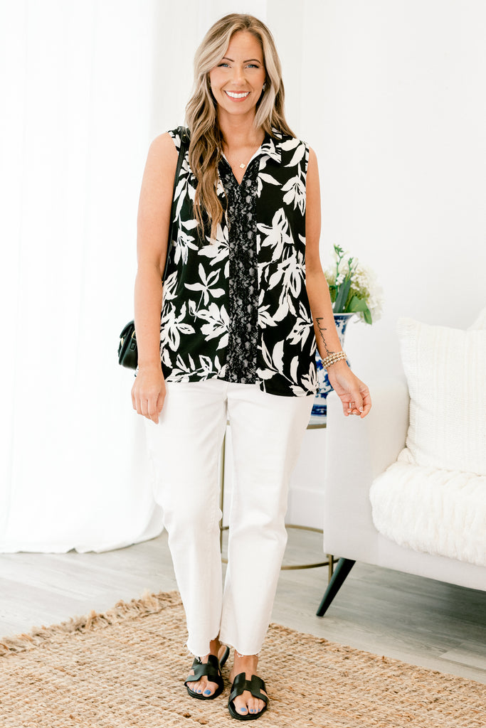 Tell Me Less Tank, Black – Chic Soul