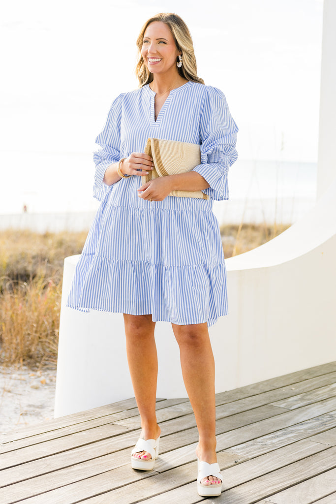 What You Know Dress, Blue – Chic Soul