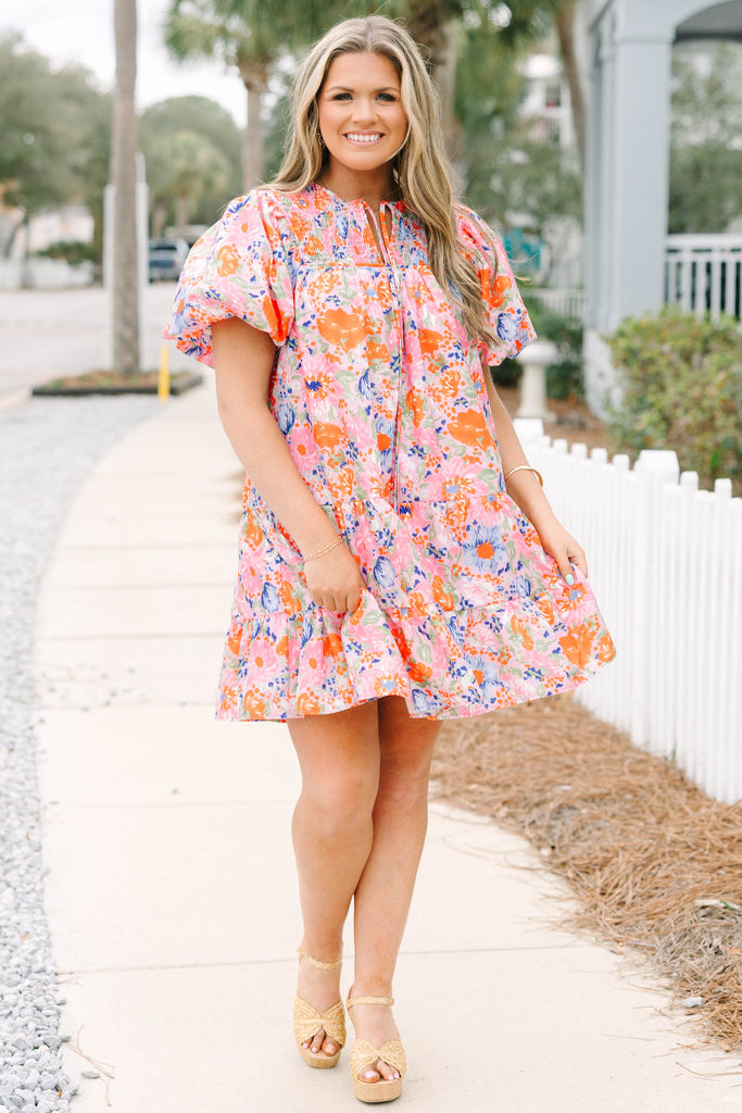 Something Good Dress, Pink Floral – Chic Soul