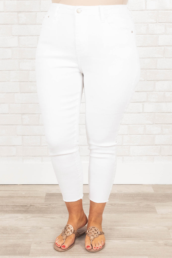 Own Your Moment Jeans, White – Chic Soul